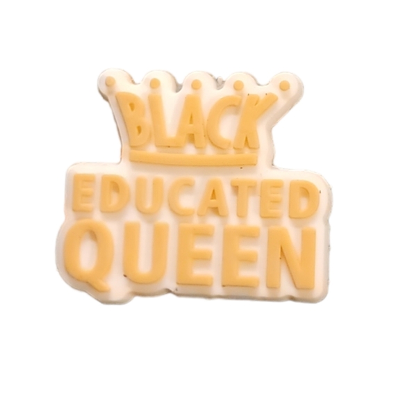 Accessories | New Black Educated Queen Croc Charm | Poshmark